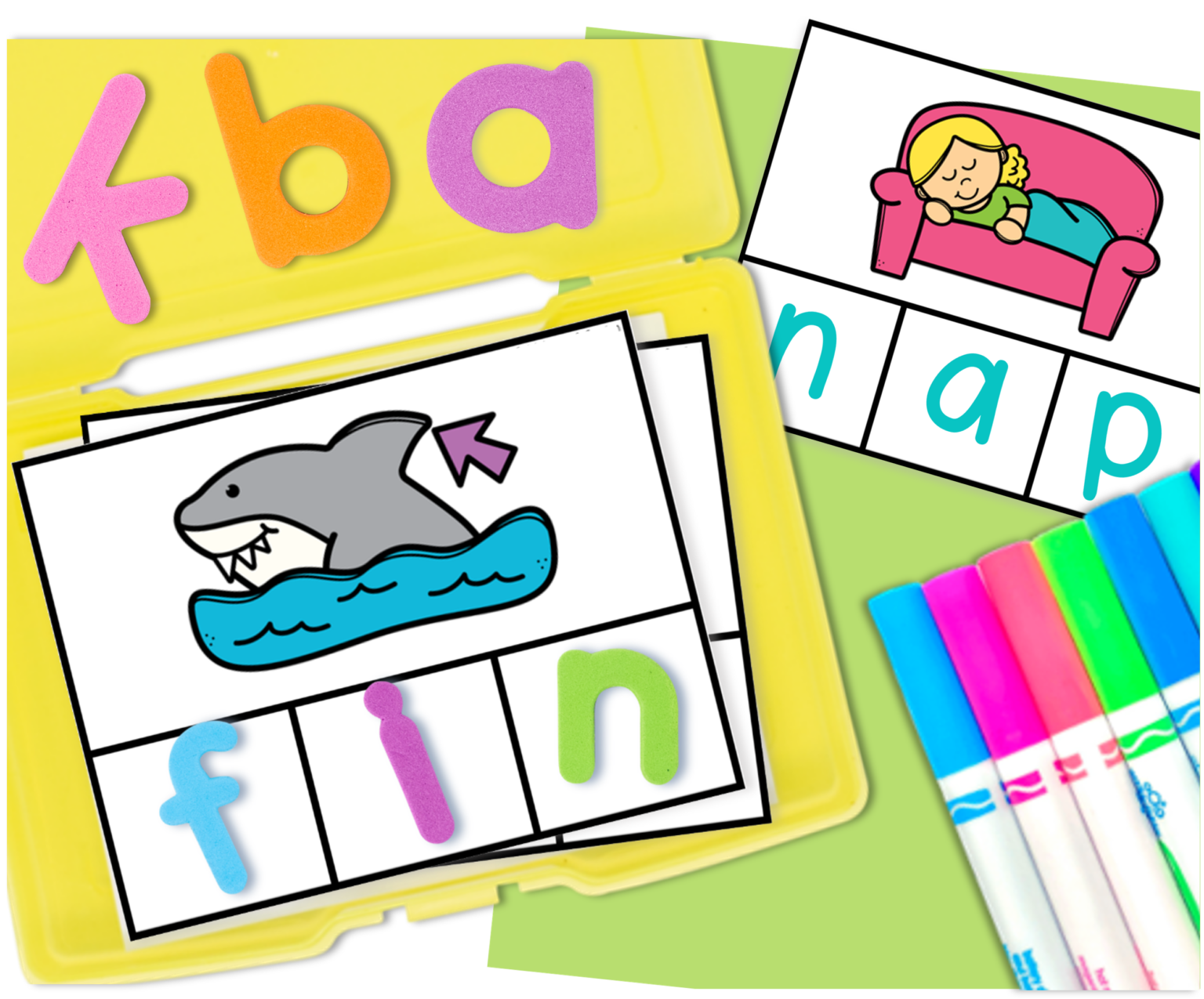 How to Use Elkonin Boxes in Kindergarten - Early Elementary Resources