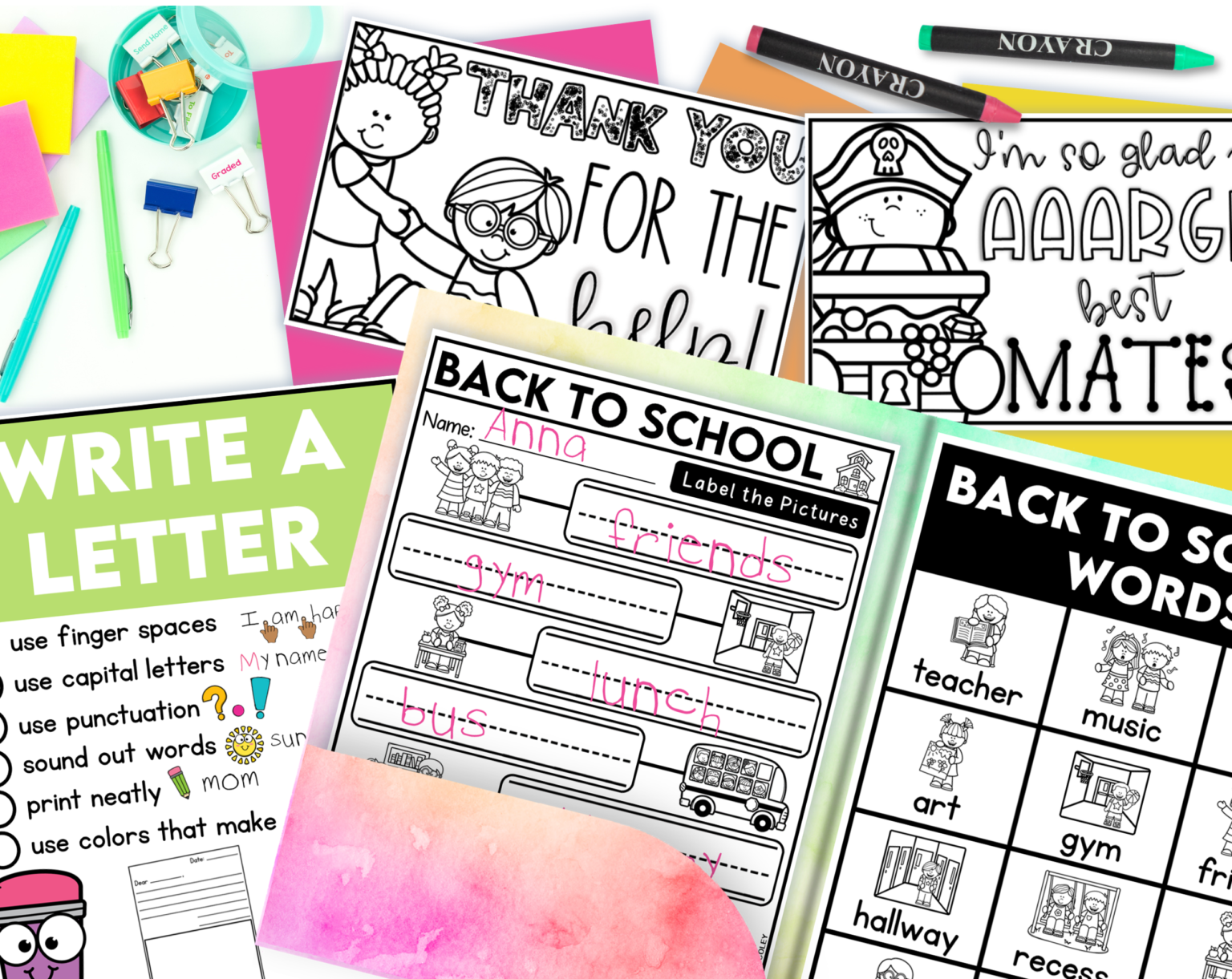 Setting Up Your Classroom Writing Center - Early Elementary Resources