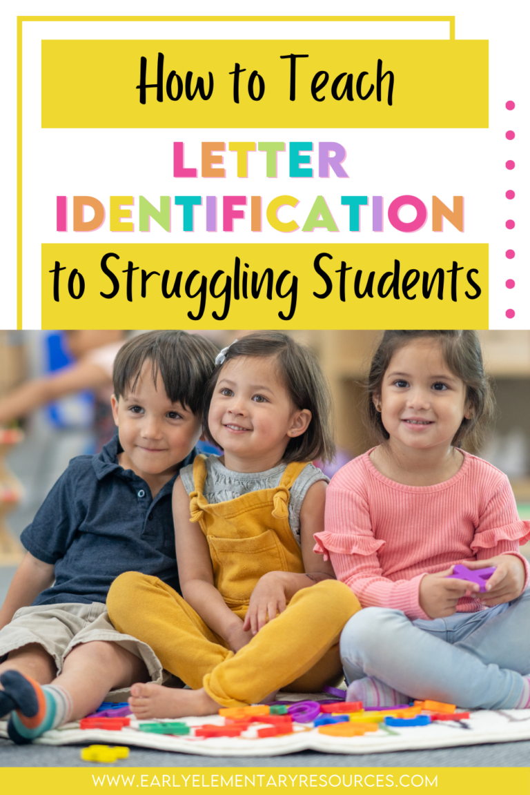 How to Teach Letter Identification to Struggling Students - Early ...