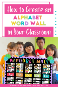 How to Create a Functional and Bright Alphabet Word Wall in Your ...
