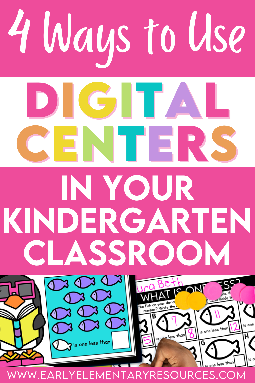 4 Ways to Use Digital Centers in Your Kindergarten Classroom - Early ...